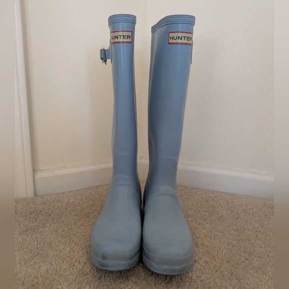 Hunter | Shoes | Baby Blue Hunter Boots | Poshmark